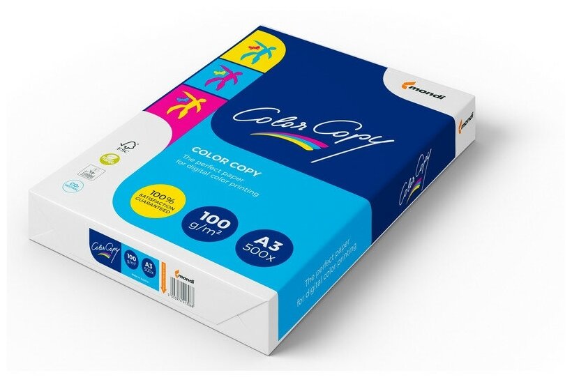Бумага для цветной лазерной печати Color Copy (А3, 100 г/кв. м, 500 листов) 69820