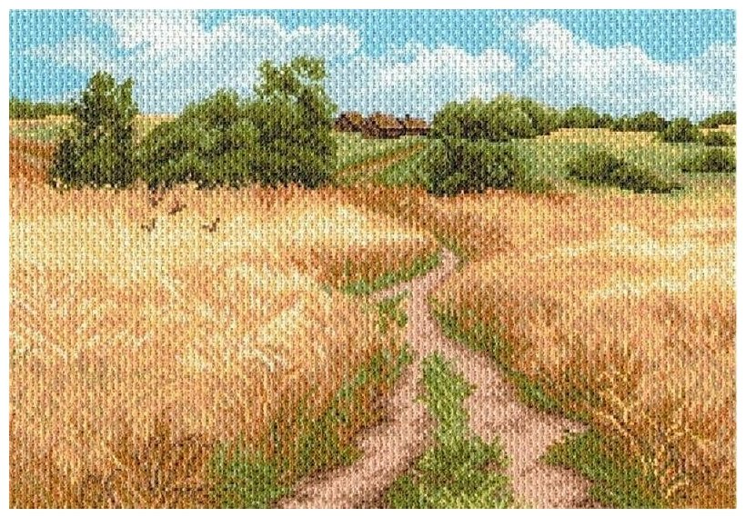 Рисунок на ткани Матренин Посад "Русское поле", 37x49 см