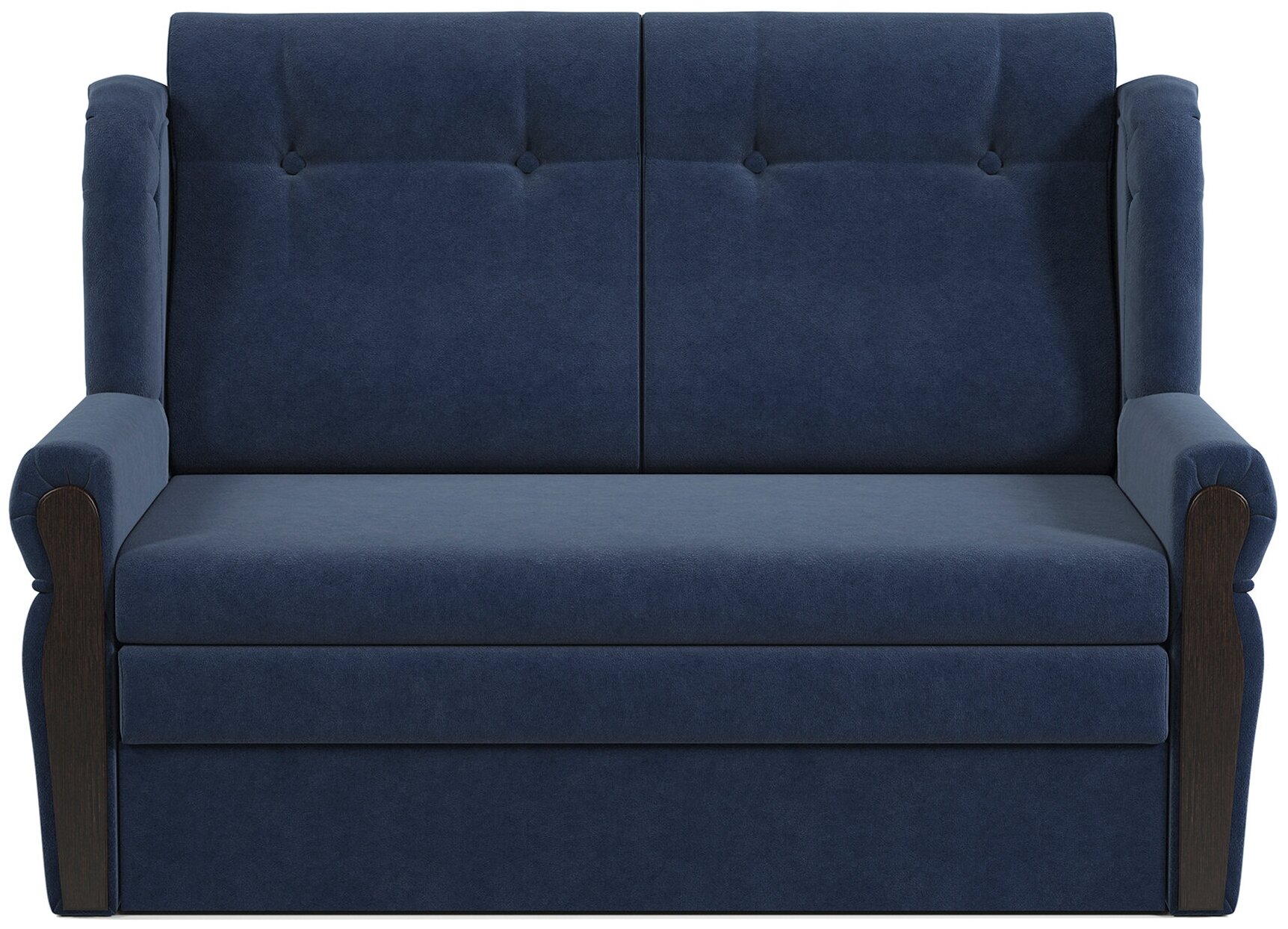 Диван-кровать раскладной Классика 2М велюр Ультра миднайт