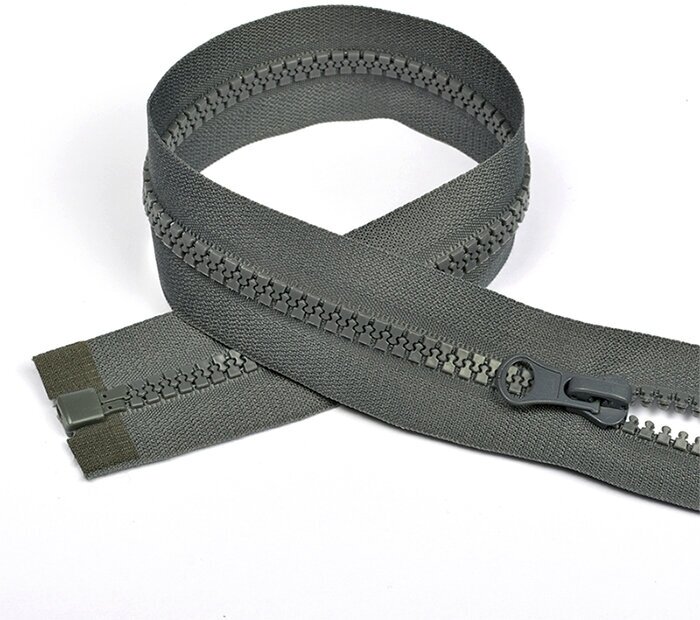 Молния MaxZipper трактор №5 1 замок 80см цв.311 т. серый 2 штуки