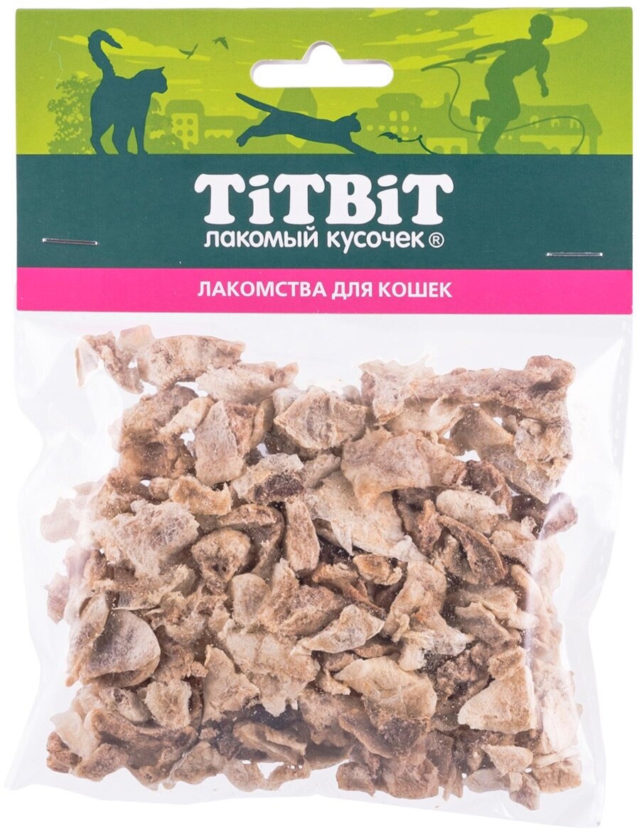 Лакомство TIT BIT для кошек сушеное легкое баранье (10 гр х 16 шт)