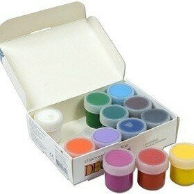 Набор красок акриловых DECOLA матовый 12цв. по 20мл, картонная уп-ка