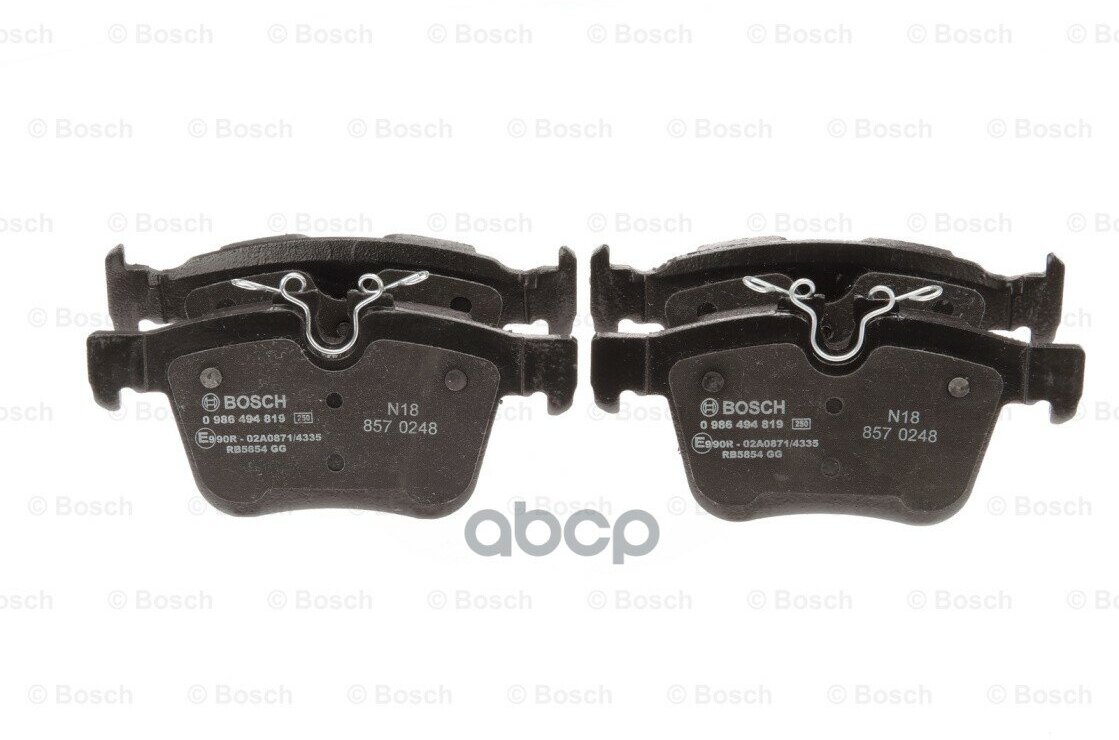 Колодки торм. зад. Bosch арт. 0986494819