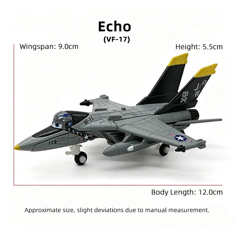 Модель самолета Echo (VF-17), серый