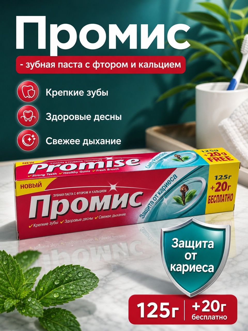 Зубная паста Промис
