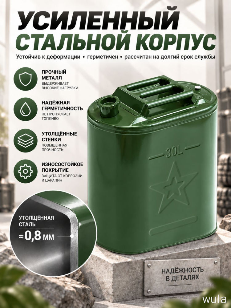 Канистра для ГСМ, 15.01 л