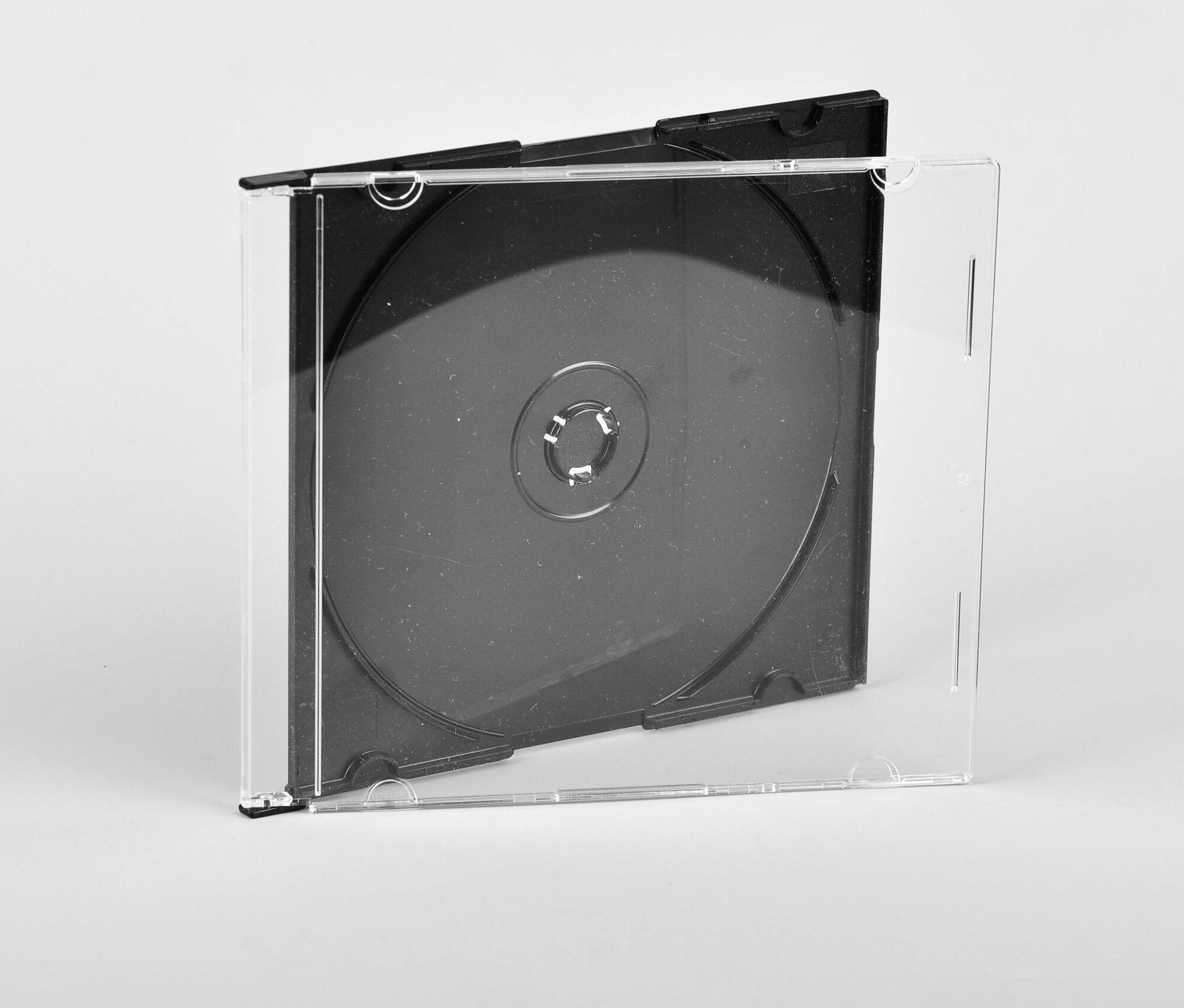 CD Box Jewel Case Slim (слим, черный). 5 мм (2-23) (CD Box, Китай)