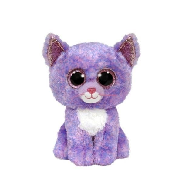 Мягкая игрушка TY Beanie Boos Кот Cassidy, 15 см, белый