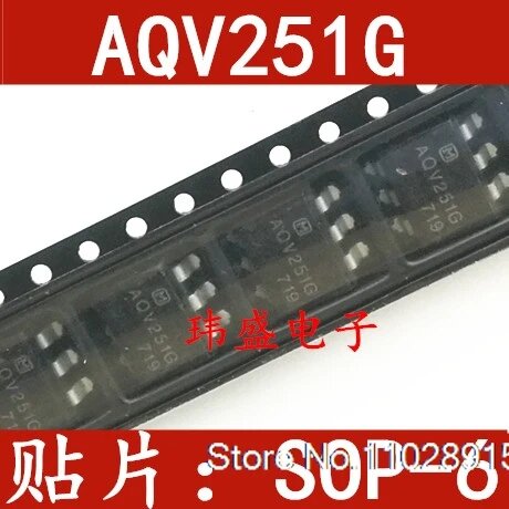 (10 шт.) Компоненты AQV251 SOP6