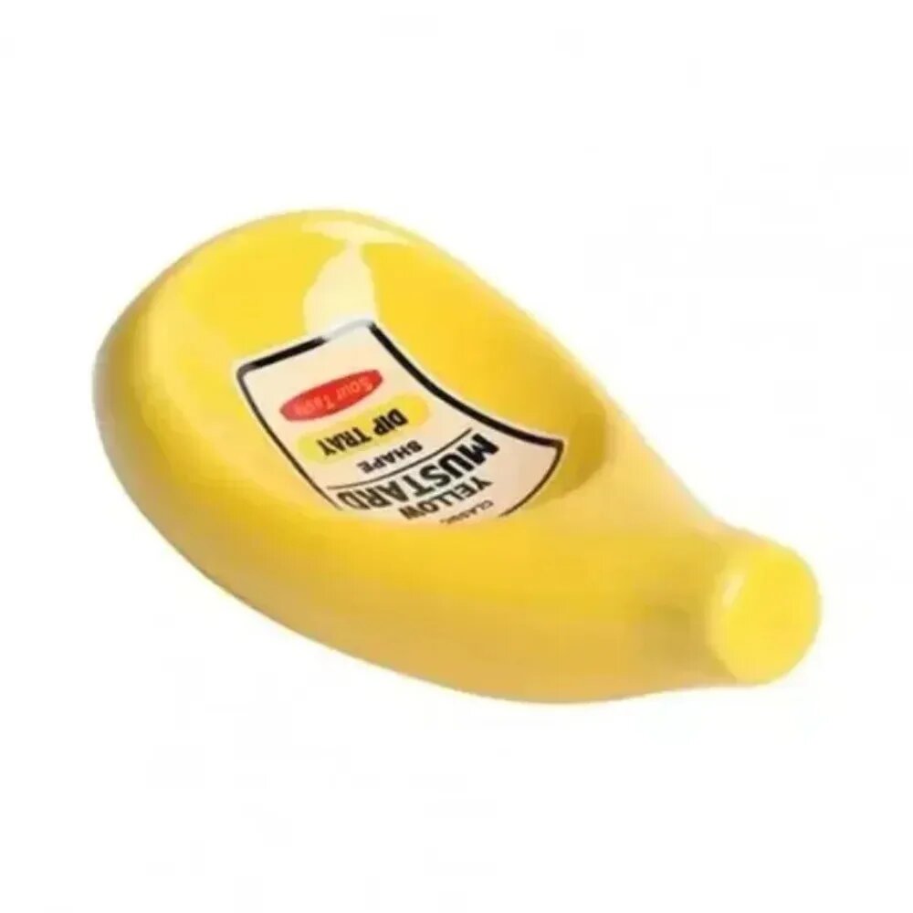 Мини-тарелочки для соуса керамические Желтый, Yellow
