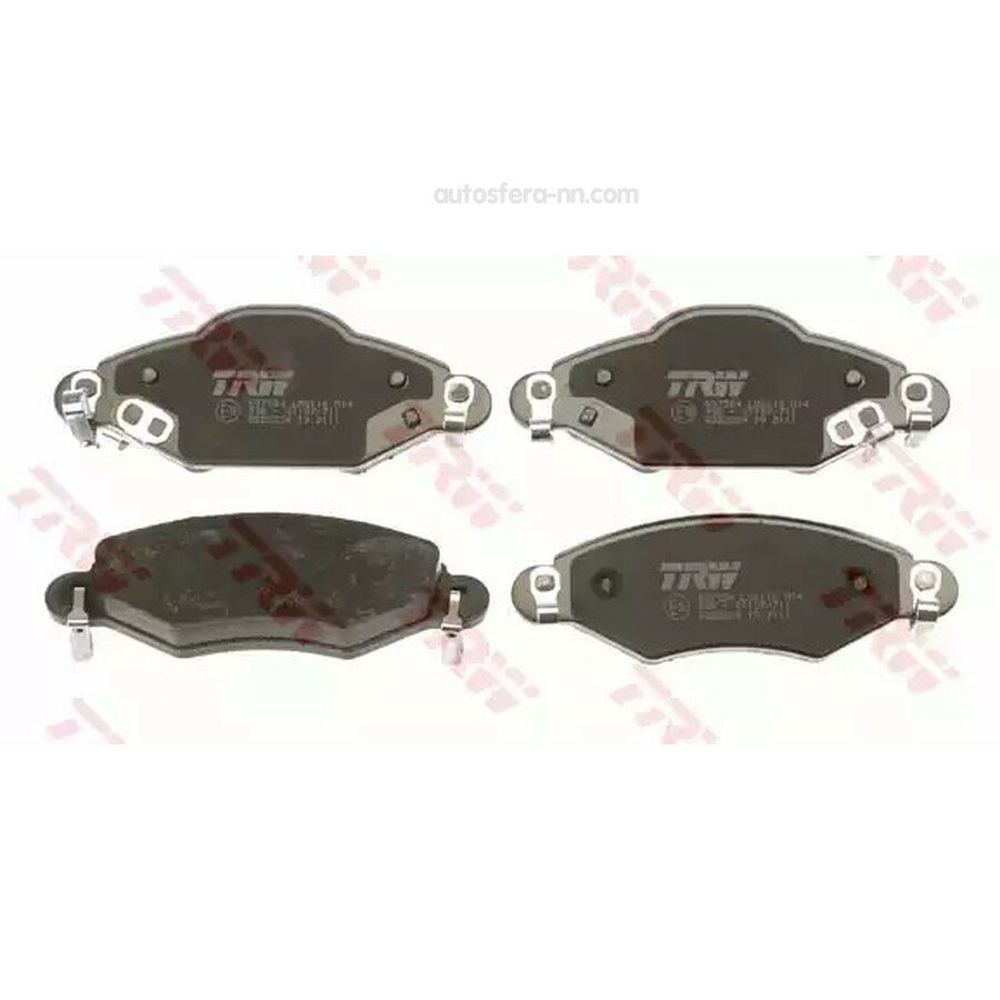 TRW GDB3324 TRW GDB3324 Колодки тормозные TOYOTA YARIS 1.0-1.4 99- передние