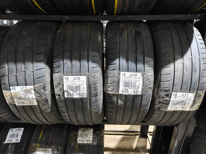 Летние шины Toyo Proxes CF2 SUV 225/55 R18 50% износ