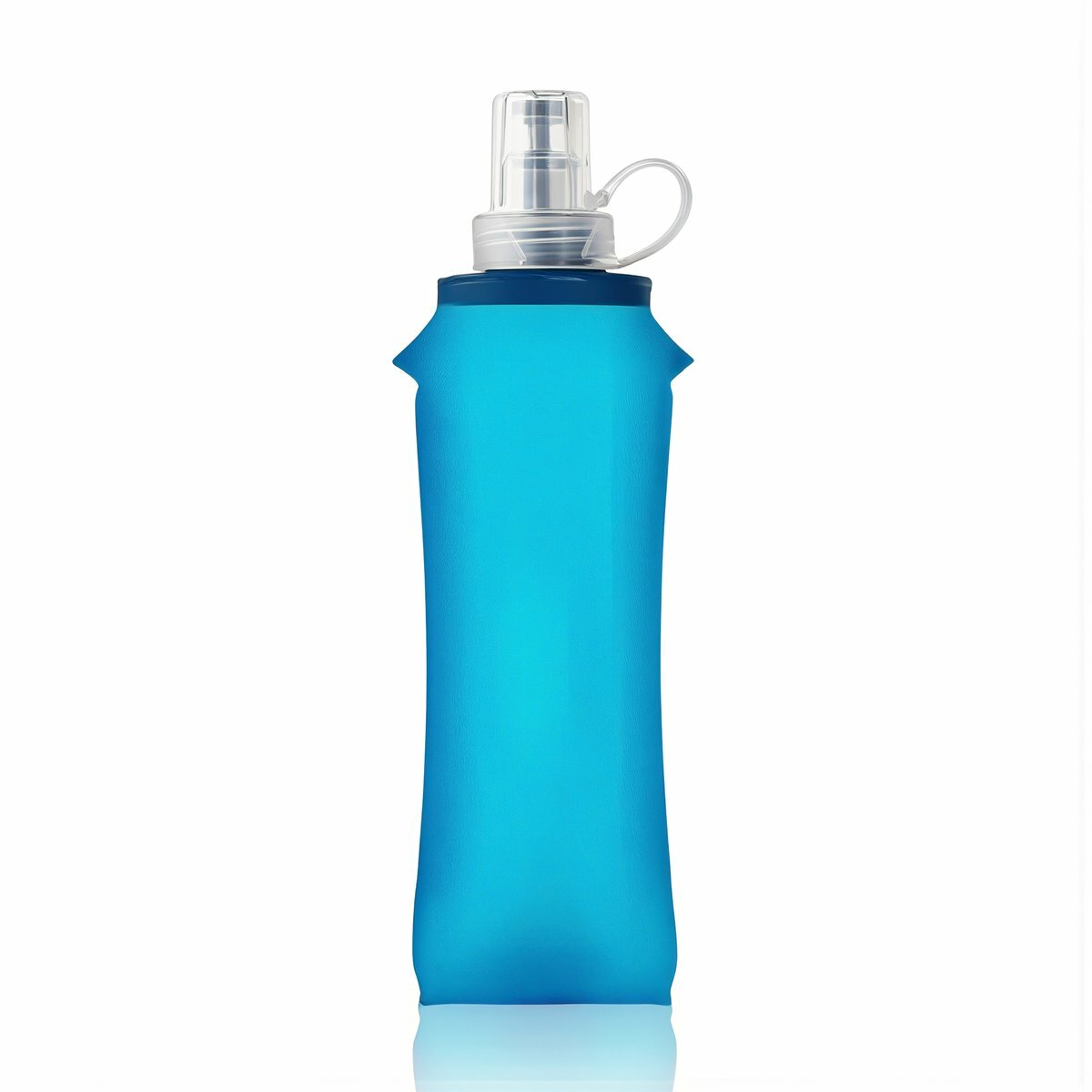 Мягкая складная бутылка для спорта 150 мл для бега велосипеда похода марафона из пищевого ТПУ силикона портативная емкость для воды