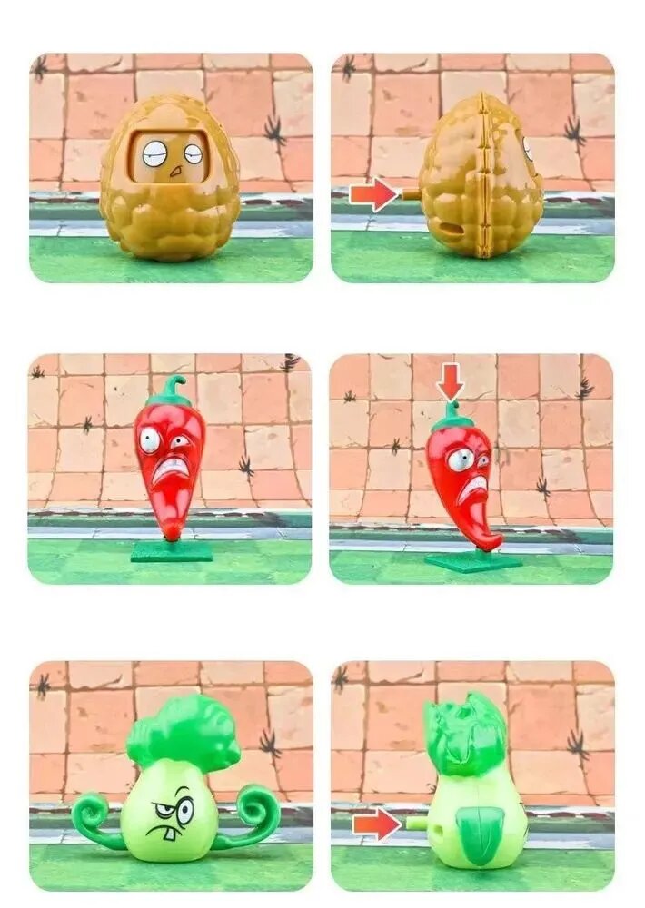 Игровой набор Зомби Против Растений инерционные игрушки Plants vs Zombie