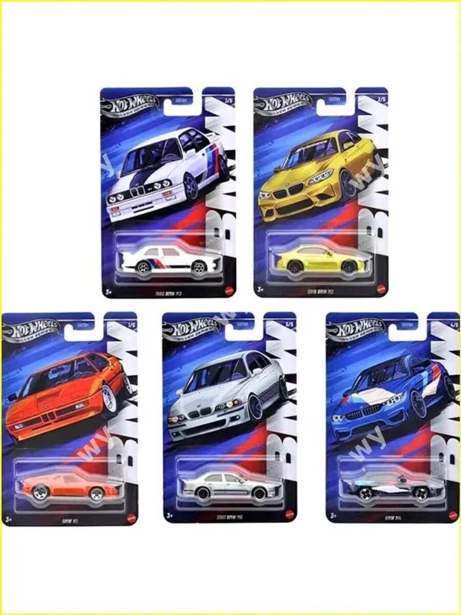 Эксклюзивная коллекция BMW M Series M1 M2 M3 M4 M5 от Wheels Celebration Assort