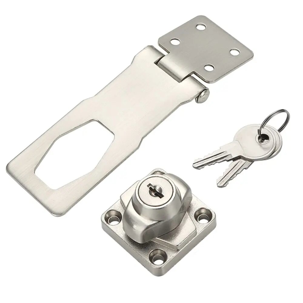 Замок шкафный с ключом, серебристый 2.5 inch