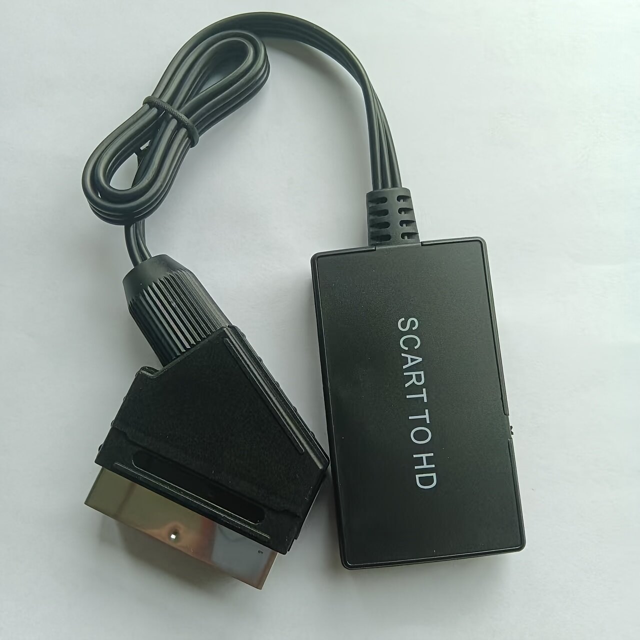 Адаптер-переходник SCART в HD с аудио-видеоконвертером и кабелем питания USB для телевизоров, мониторов, DVD-плееров, ТВ-приставок, ПК и VHS-магнитофонов
