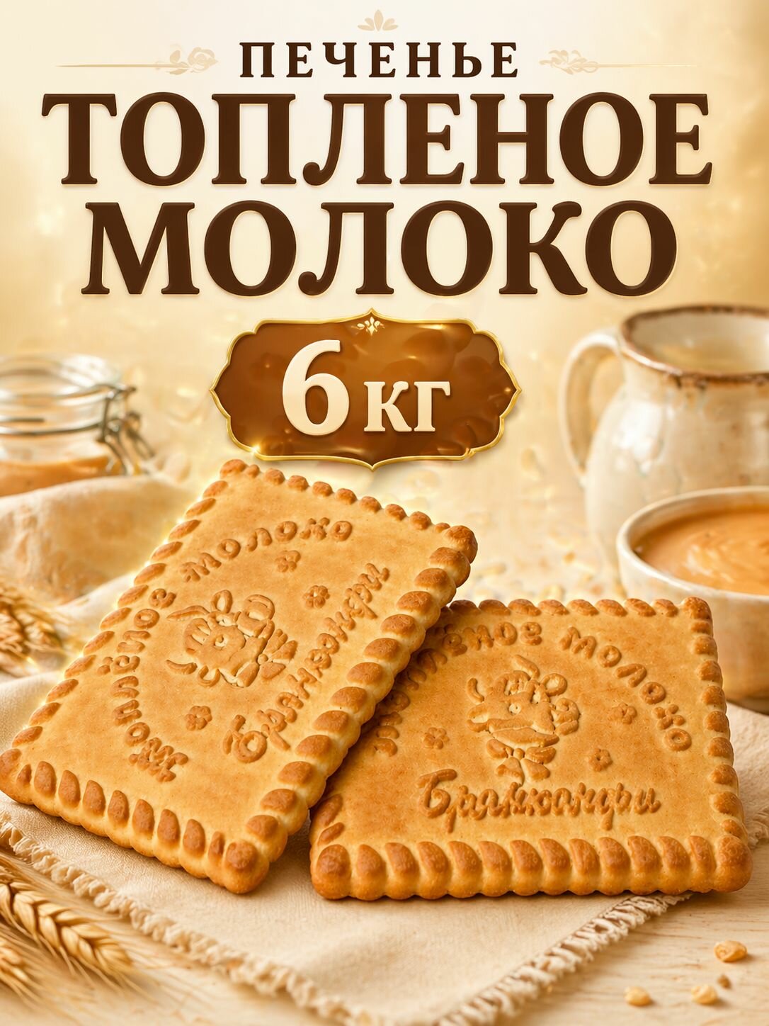 Печенье Топленое молоко 6 кг