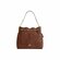Сумка Coach, фактура матовая, коричневый