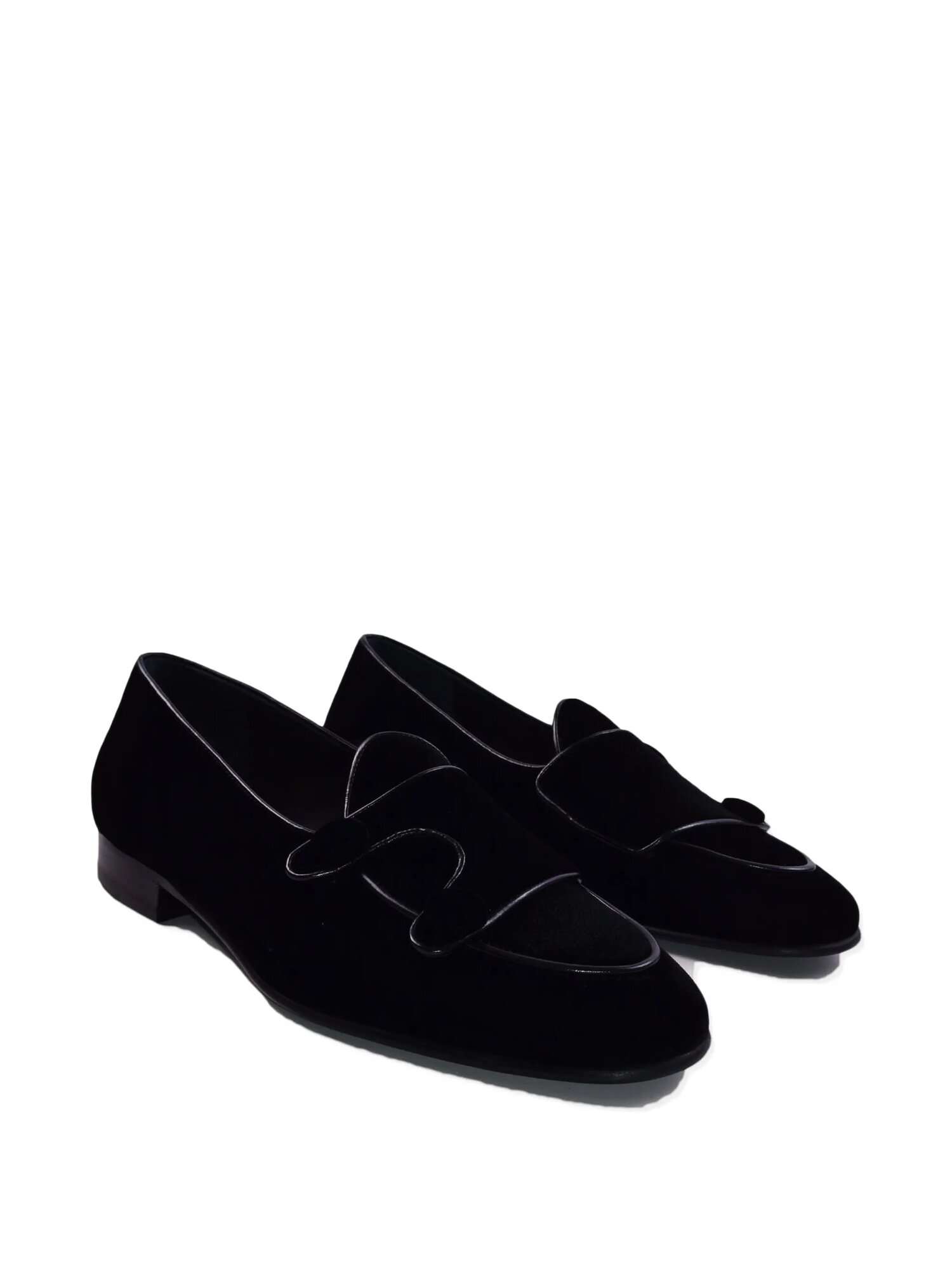 Лоферы EDHEN MILANO Round toe loafers, размер 41, черный — фото 1