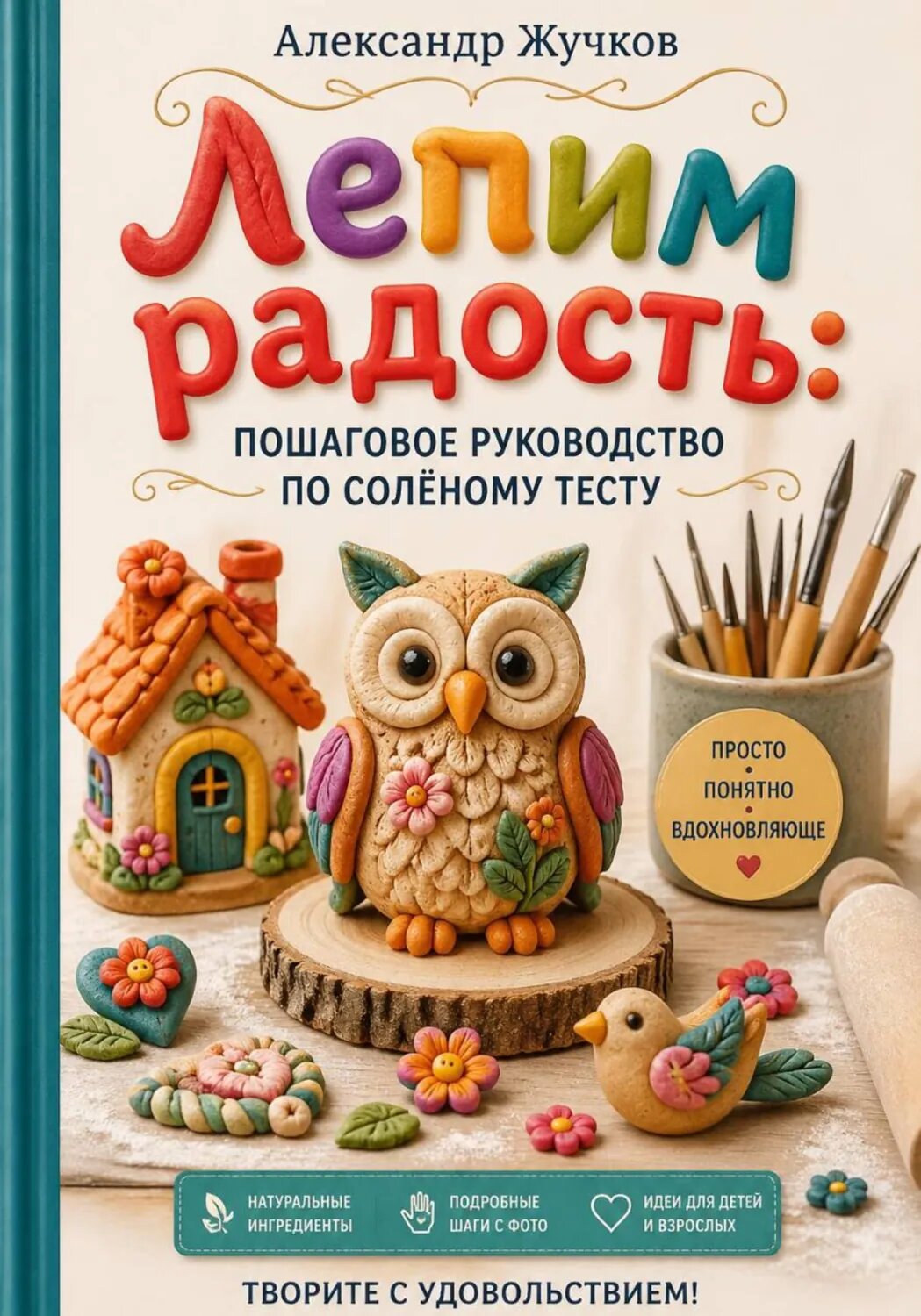 Лепим радость: пошаговое руководство по солёному тесту [Цифровая книга]