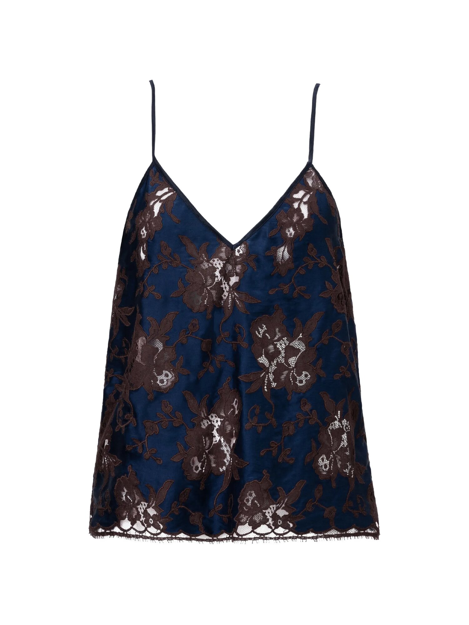 Топ Pillowtalk V-neck lace-overlay top