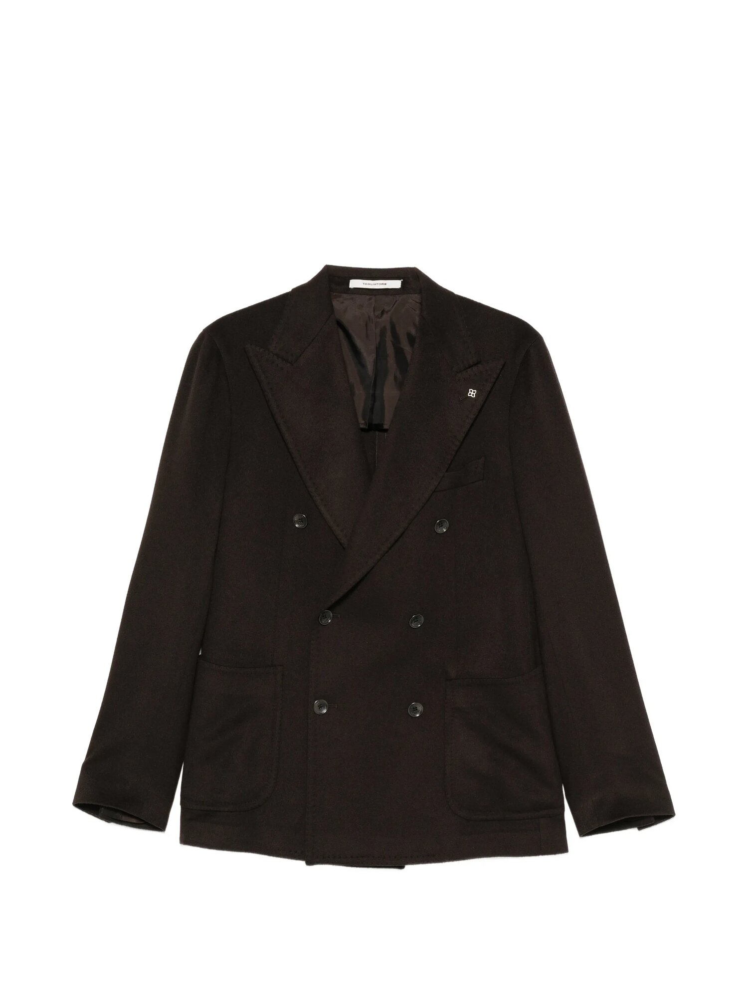 Пиджак Double-breasted peak-lapel blazer