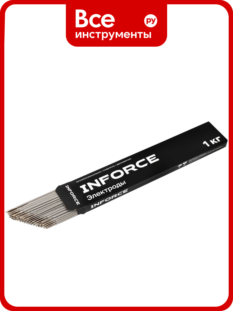 Электроды ОЗЛ-8 (2 мм; 1 кг) Inforce IWET-2010O-8 для прокладки электрических сетей