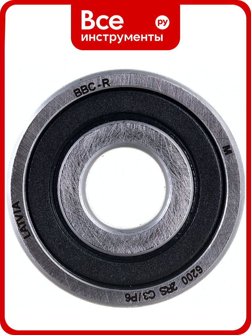 Подшипник BBC-R 2RS/P6 (С17) PLAST, 6-180200