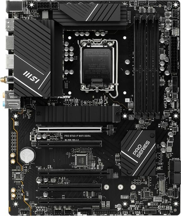 MSI PRO B760M-A WIFI LGA 1700 DDR4 Материнская плата