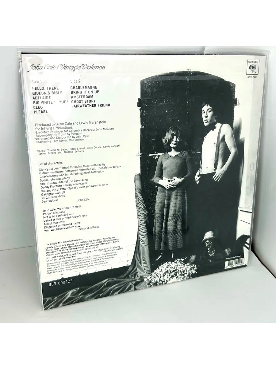 CALE JOHN - Vintage Violence. LP Винил — фото 1