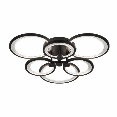Светильник светодиодный Odry CLL-1-117-RC BK 117Вт 3000К-6000К 600х550х135 с пультом ДУ черн. Эра Б0069752