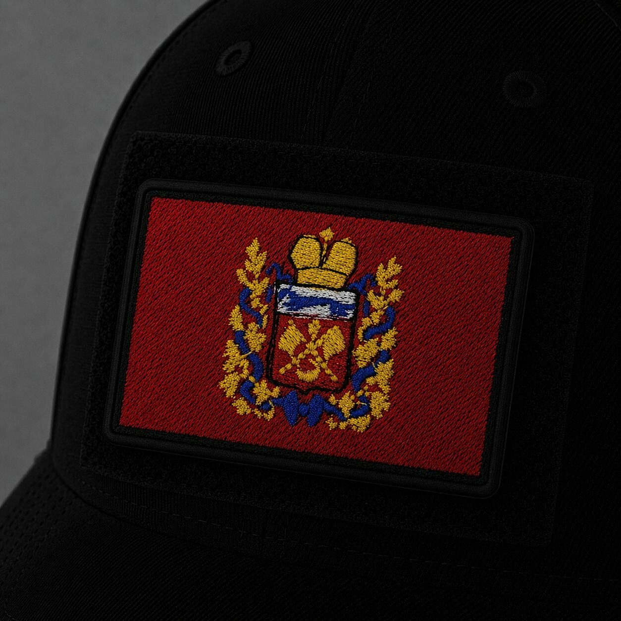 Нашивка, патч, шеврон на липучке "Флаг Оренбургской области" 70x45mm PTC577