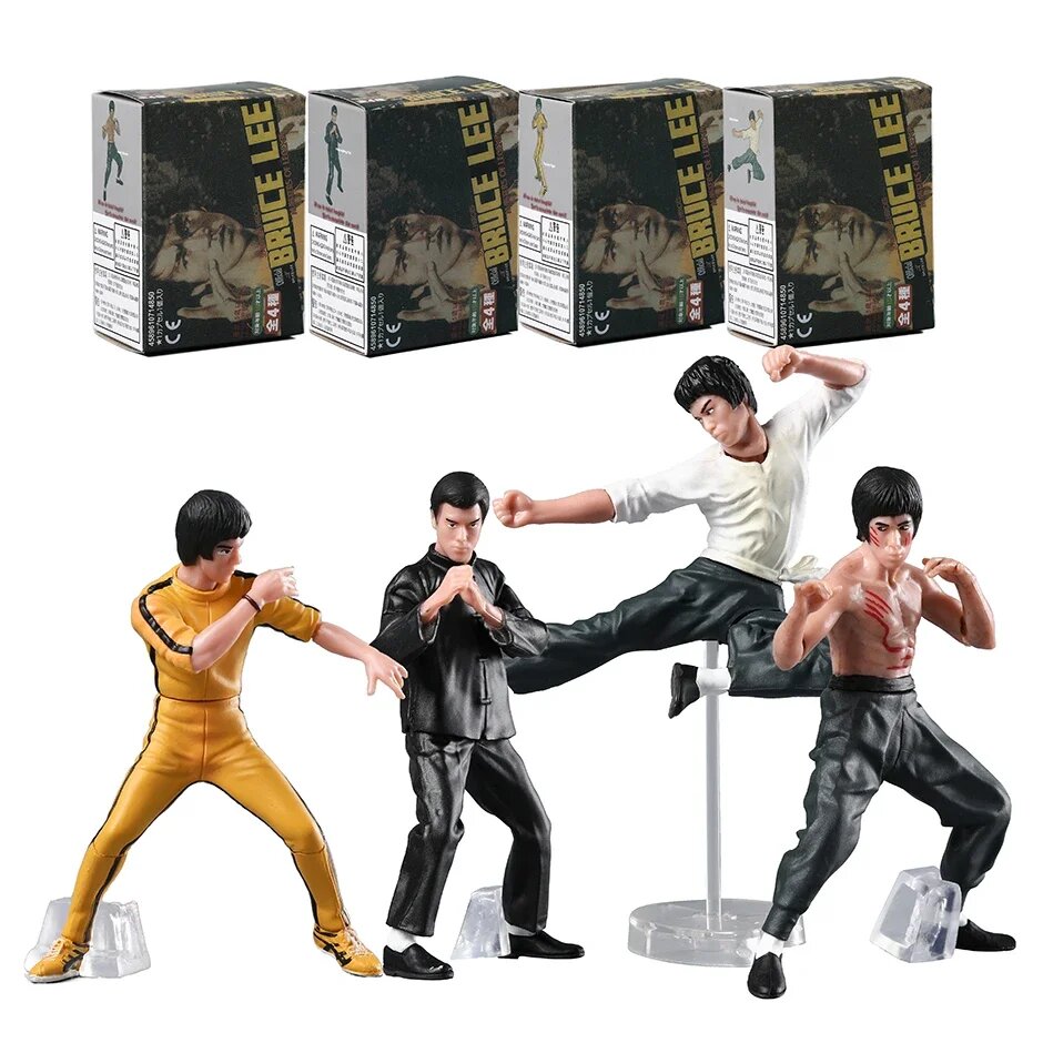 Набор фигурок Bruce Lee из ПВХ, цвет: box