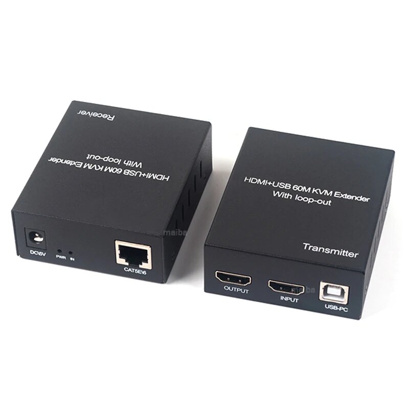 HDMI KVM-удлинитель Konsenda 60M с EU Plug