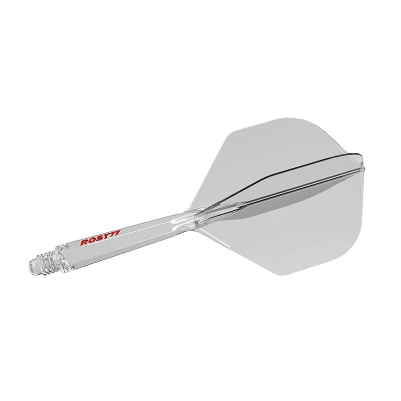 Дротики для дартса CUESOUL ROST 77, серые, Ice-Red Logo-28mm, 3 шт.