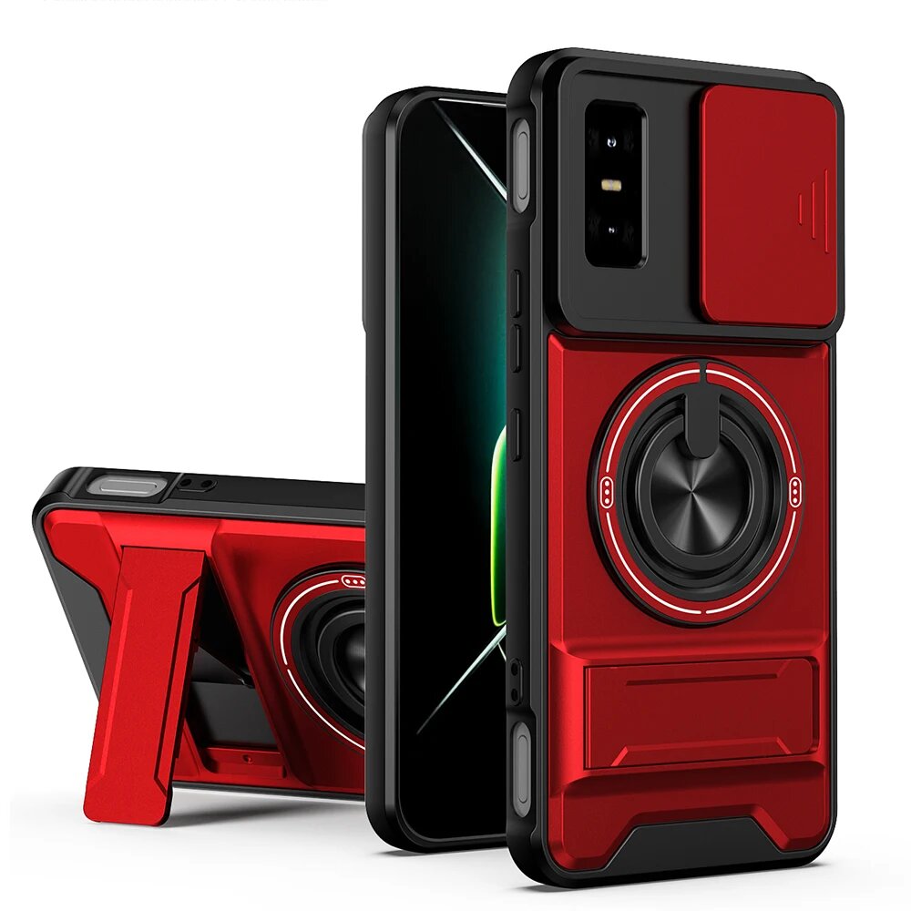 Магнитный чехол KEYSION для Infinix GT 30 30 Pro 5G с защитой Красный, Красный, for Infinix GT 30
