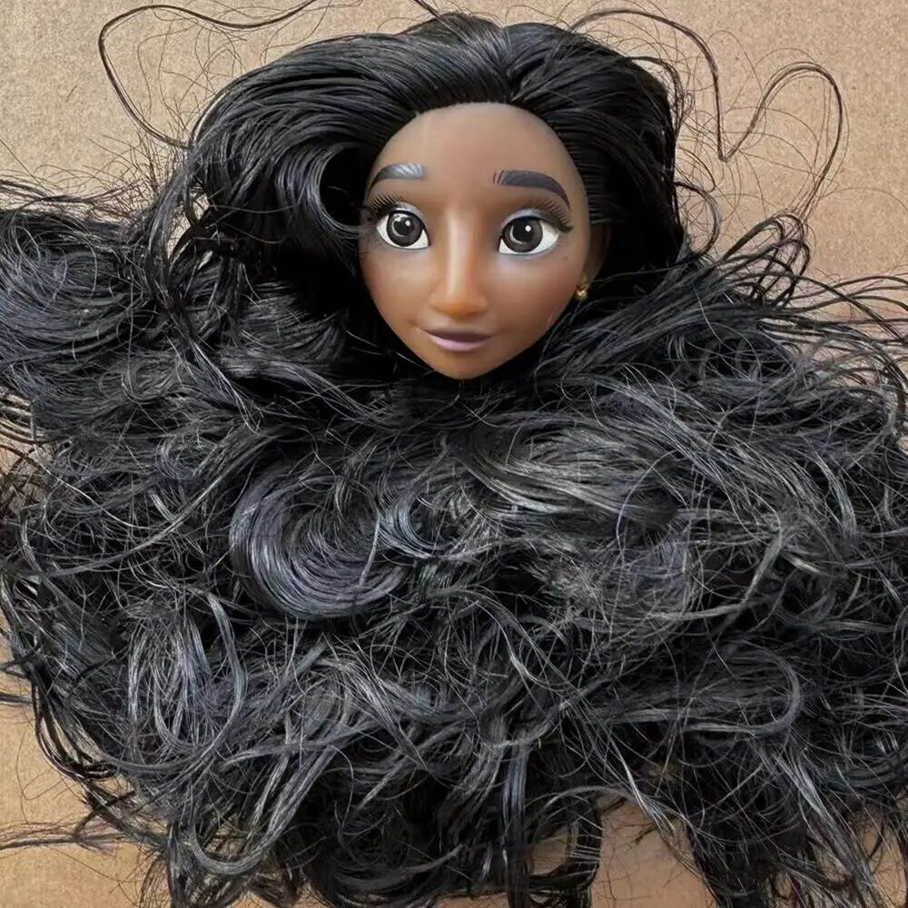 Голова куклы принцессы/принца 1/6 Hasbro Черный, head 37