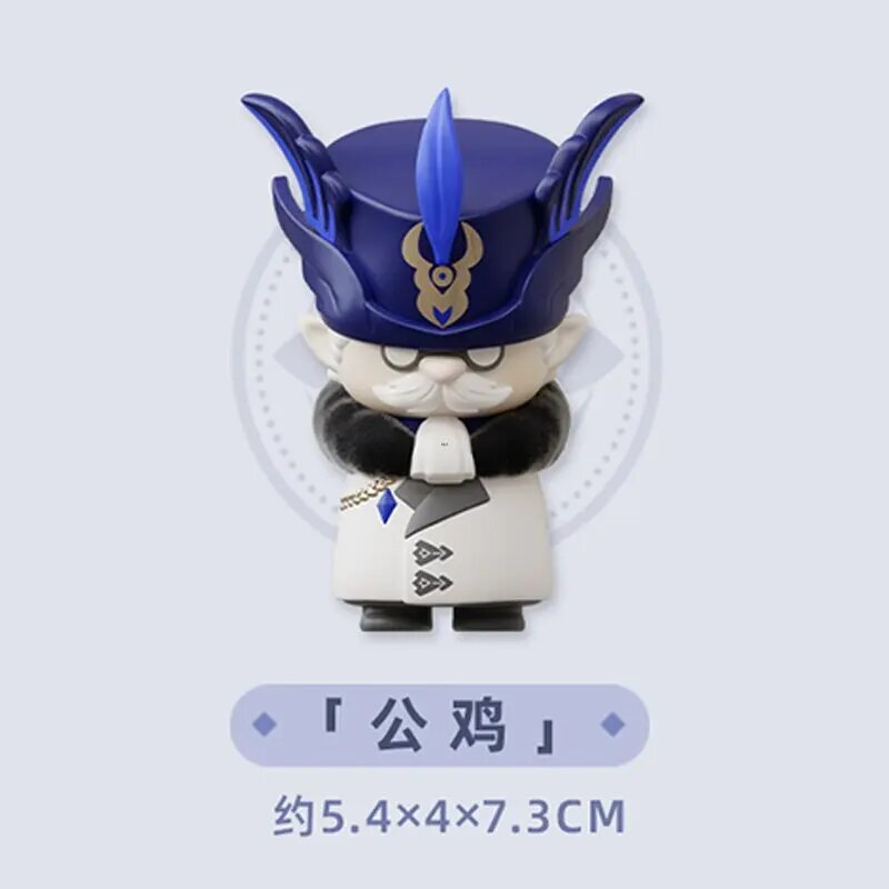 Фигурка The Knave из серии Blind Box Genshin Fatui Harbinger MiHoYo Темно-синий, F