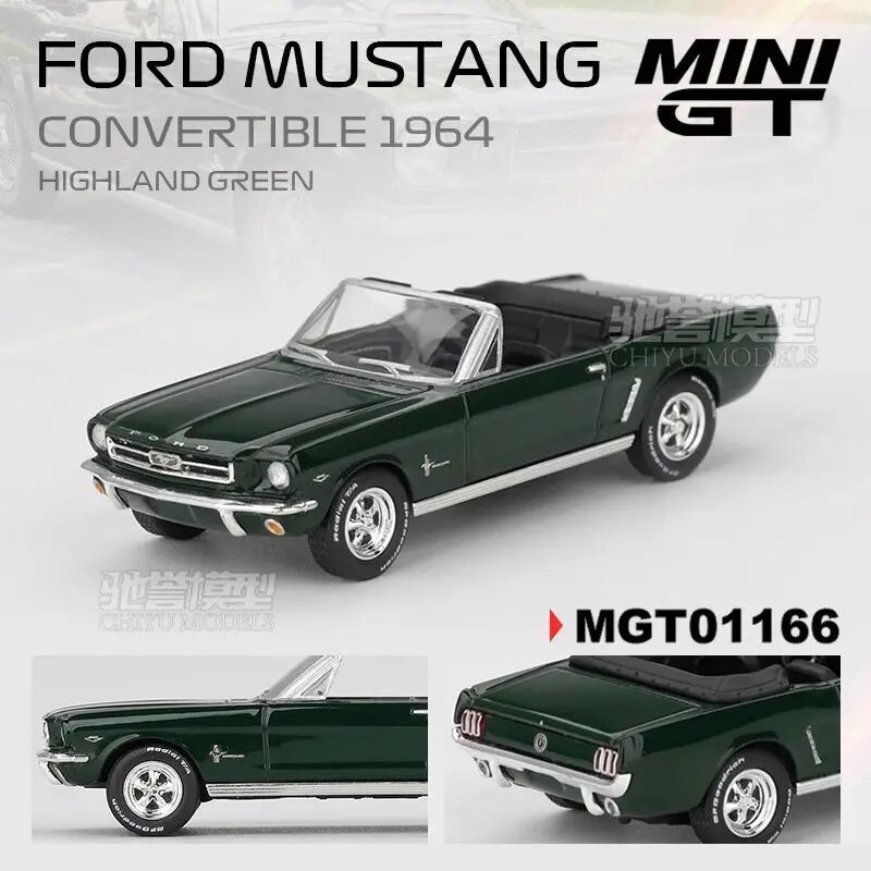 Ford Mustang Convertible 1964 Highland Green 1:64