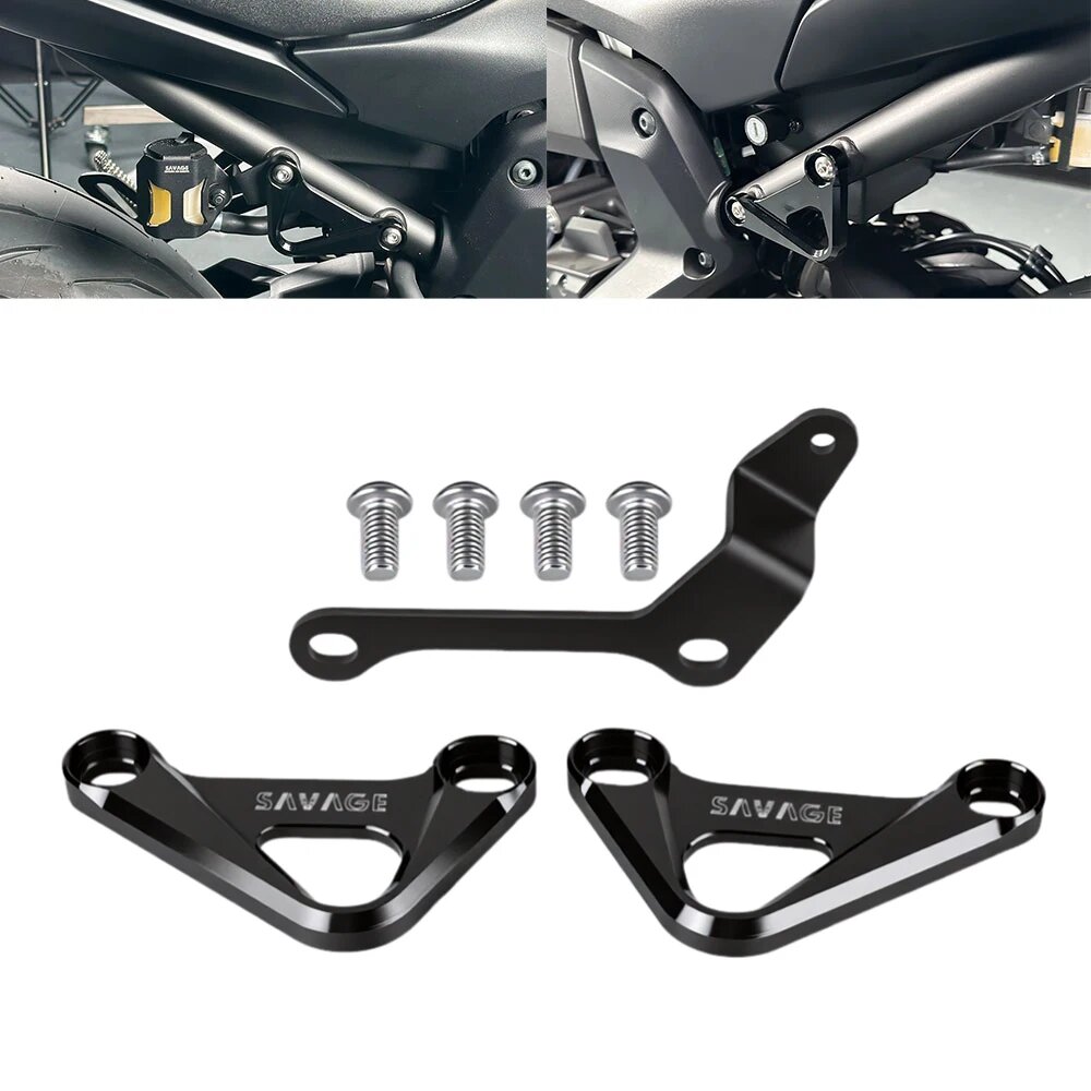 Задние подножки для мотоциклов Yamaha MT-07 FZ-07 (2014-2026), аксессуары для пассажира