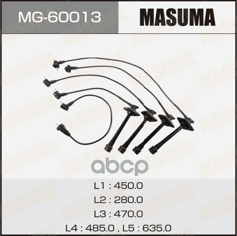 Провода высоковольтные TOYOTA CAMRY 90-94 9091921497 Masuma арт. MG-60013