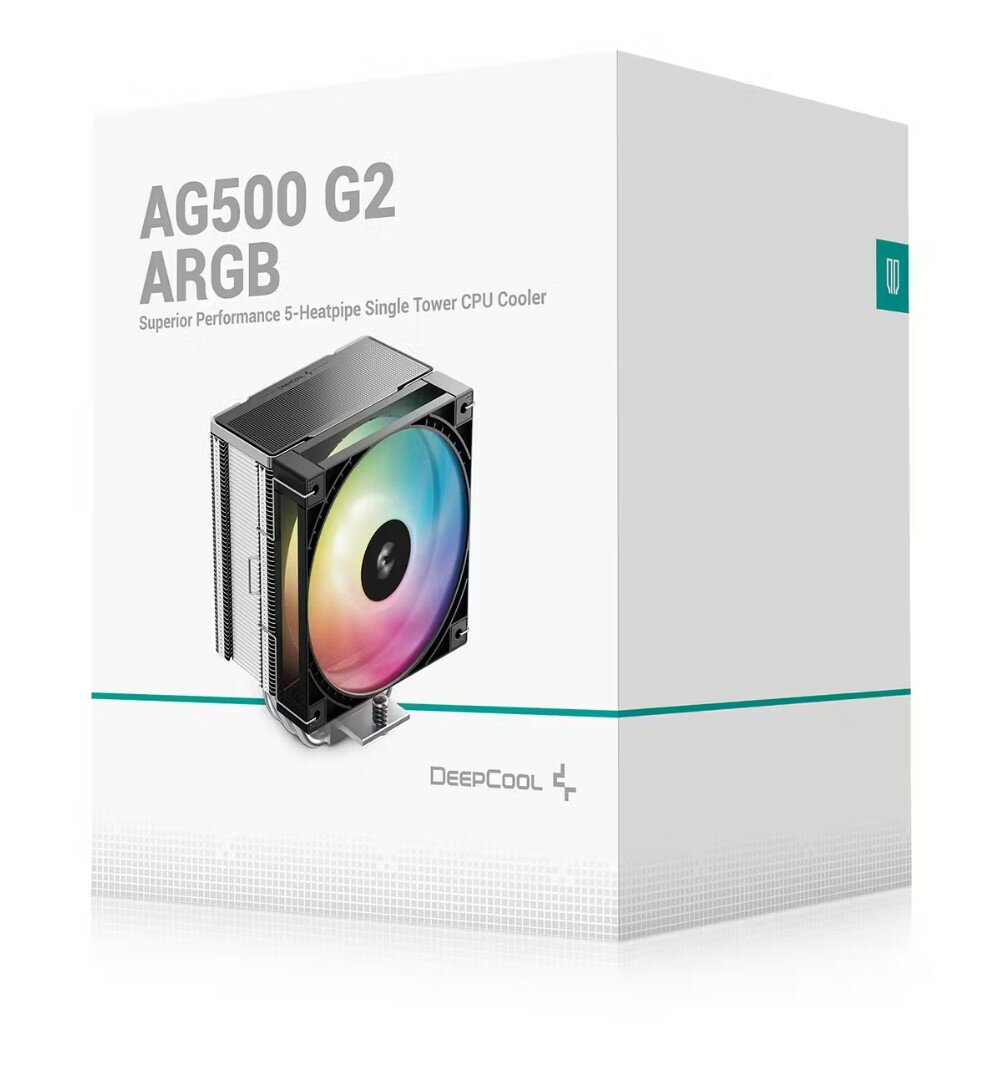 Кулер для процессора DeepCool AG500 G2 ARGB, черный