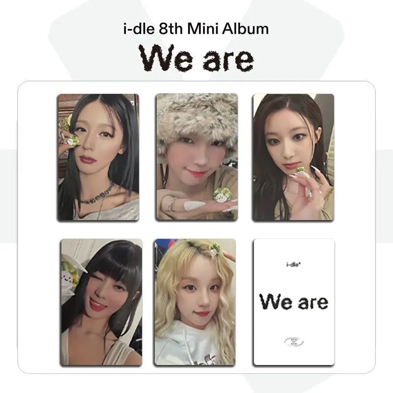 Карточки I-DLE k-pop карточки коллекционные GIDLE Фотокарточки 54 * 86 мм 5 шт