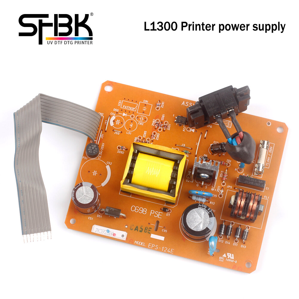C698 PSE EPS-124E 100% Новая плата питания принтера EPSON L1300, плата для принтера ME1100 UV DTF DTG