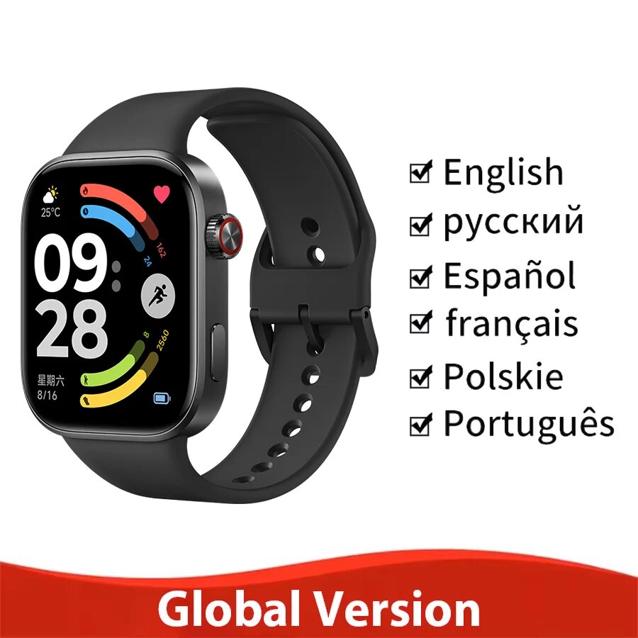 Xiaomi Redmi Watch 6 смарт часы Global Version Black