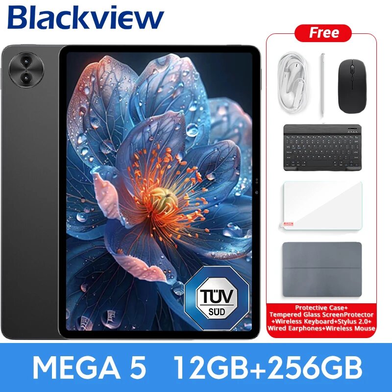 Планшет Blackview, 12.2", 12/256ГБ, Wi-Fi+4G, Android