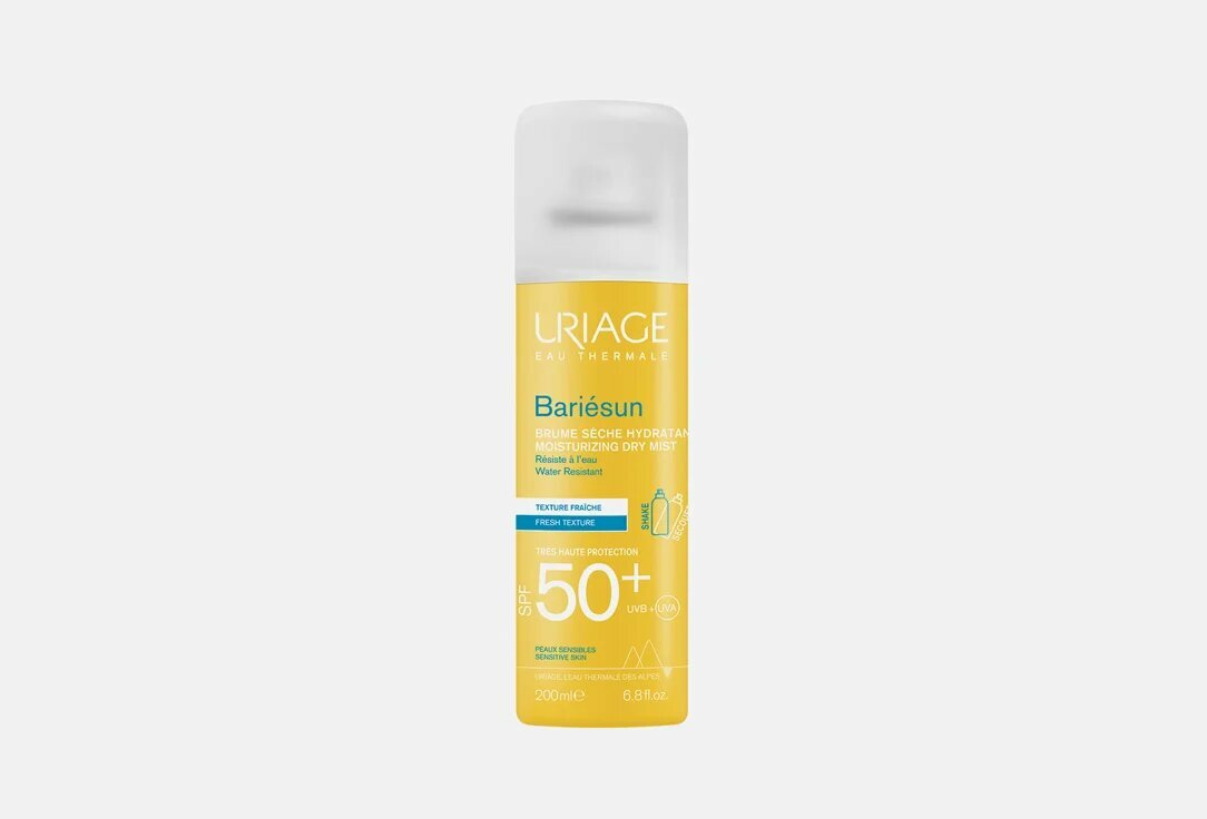 Uriage Bariesun spray Дымка-спрей сухая SPF50 200мл