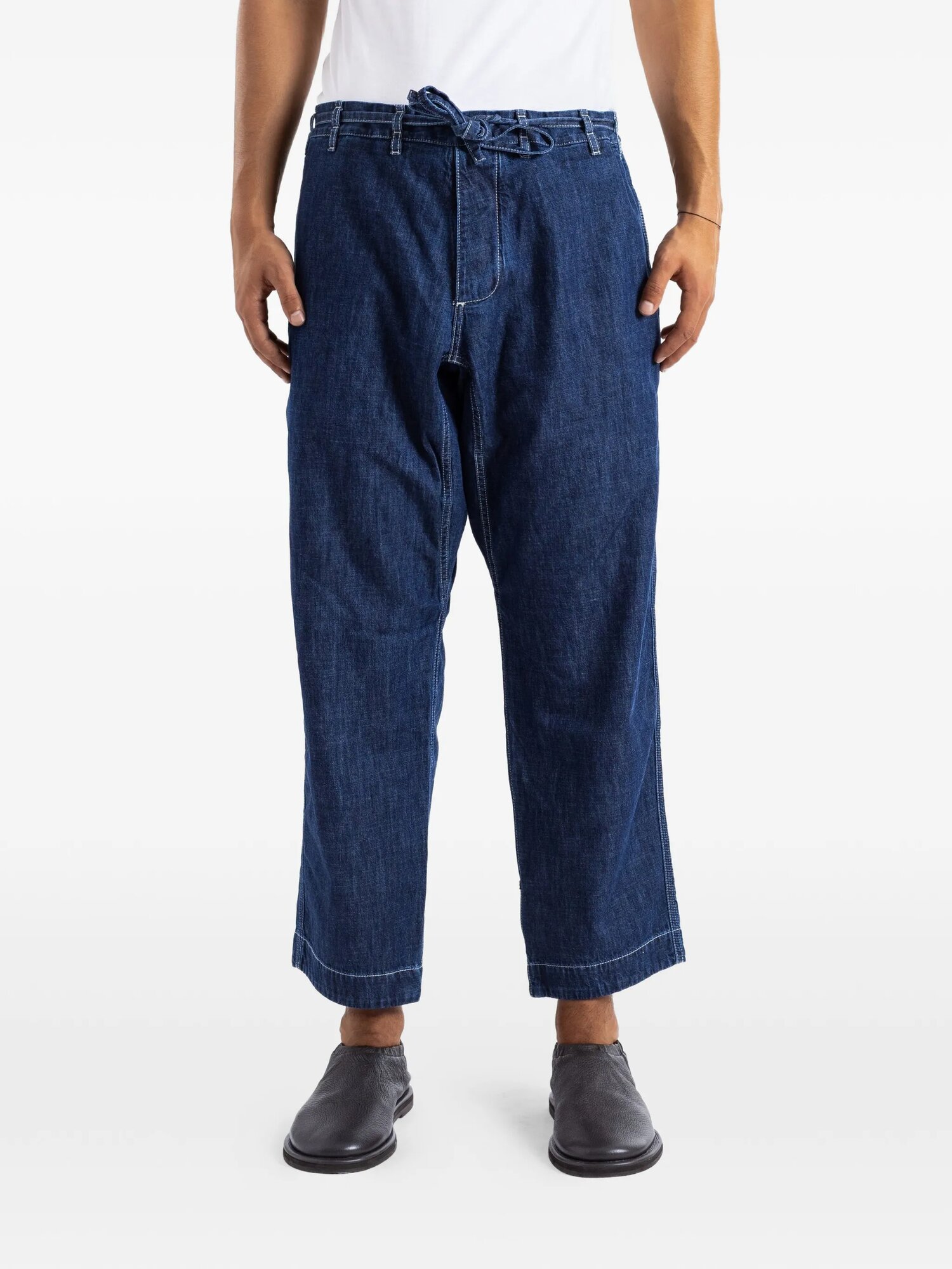 Джинсы Tie Me Up cropped jeans 