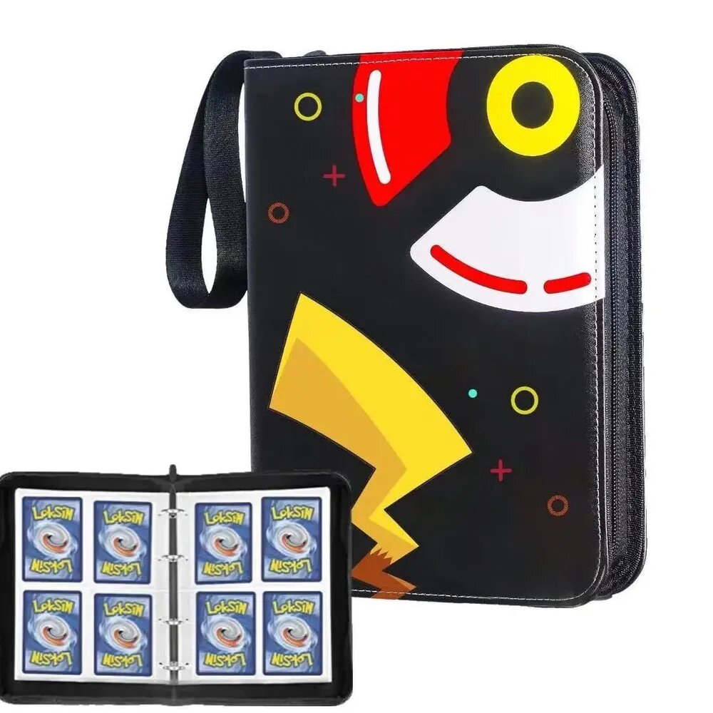 Альбом для хранения 400 карточек Pokemon Cards игрушка, коллекция и прохождение торговой карточной игры Pokemont для детей